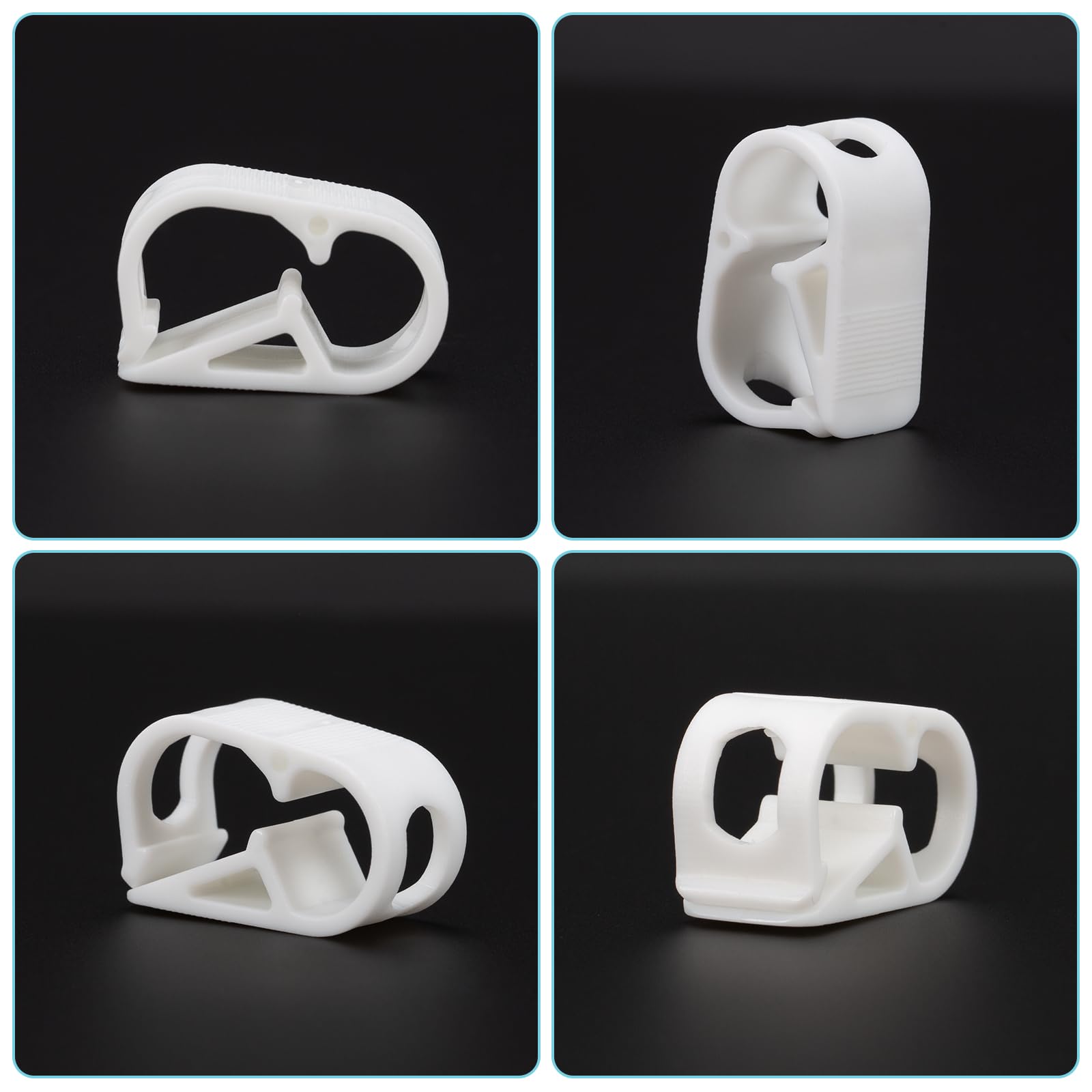 Snapklik.com : Axisculpt Plastic Tubing Clamps 1/4" - 5/16"OD Plastic ...