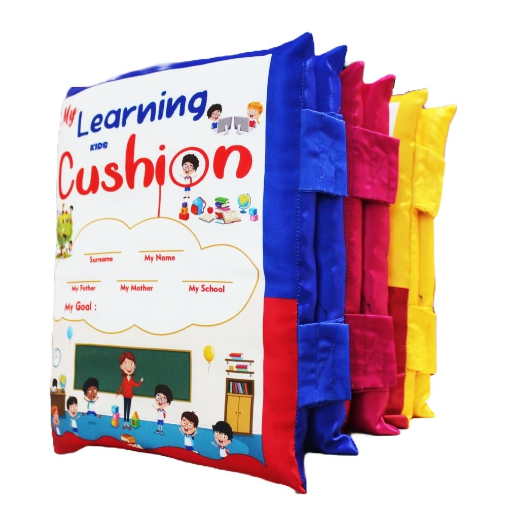 Buy PDSPM Kid's Soft Learning Cotton Pillow Book with English and Hindi ...