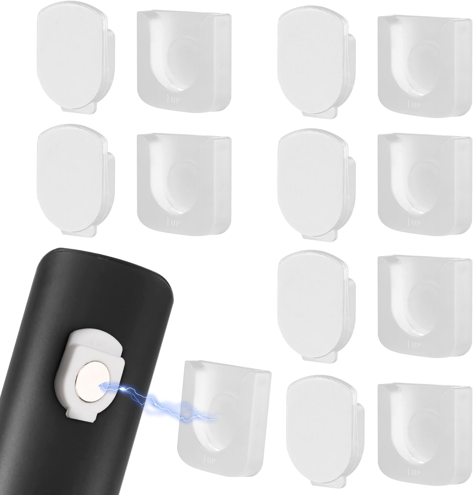 Amazon.com: Dimeho Magnetic Remote Control Holder Wall Mount Holders ...