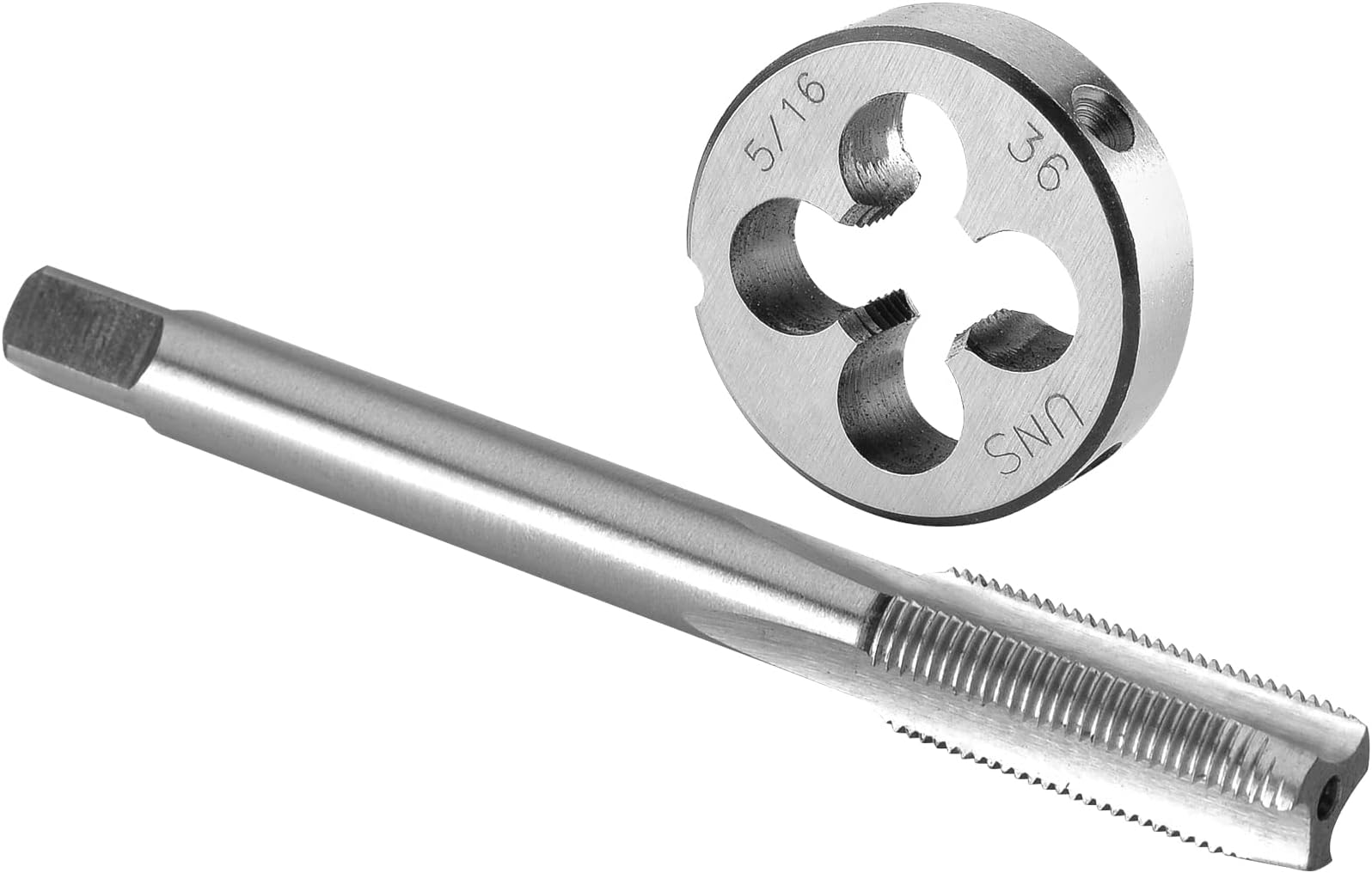 Amazon.com: HSS 5/16-36 UNS Tap and 5/16-36 UNS Die Right Hand ...