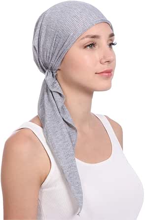Women Muslim Headwrap Elastic Turban Hat Cotton Head Scarf Wrap Turban ...