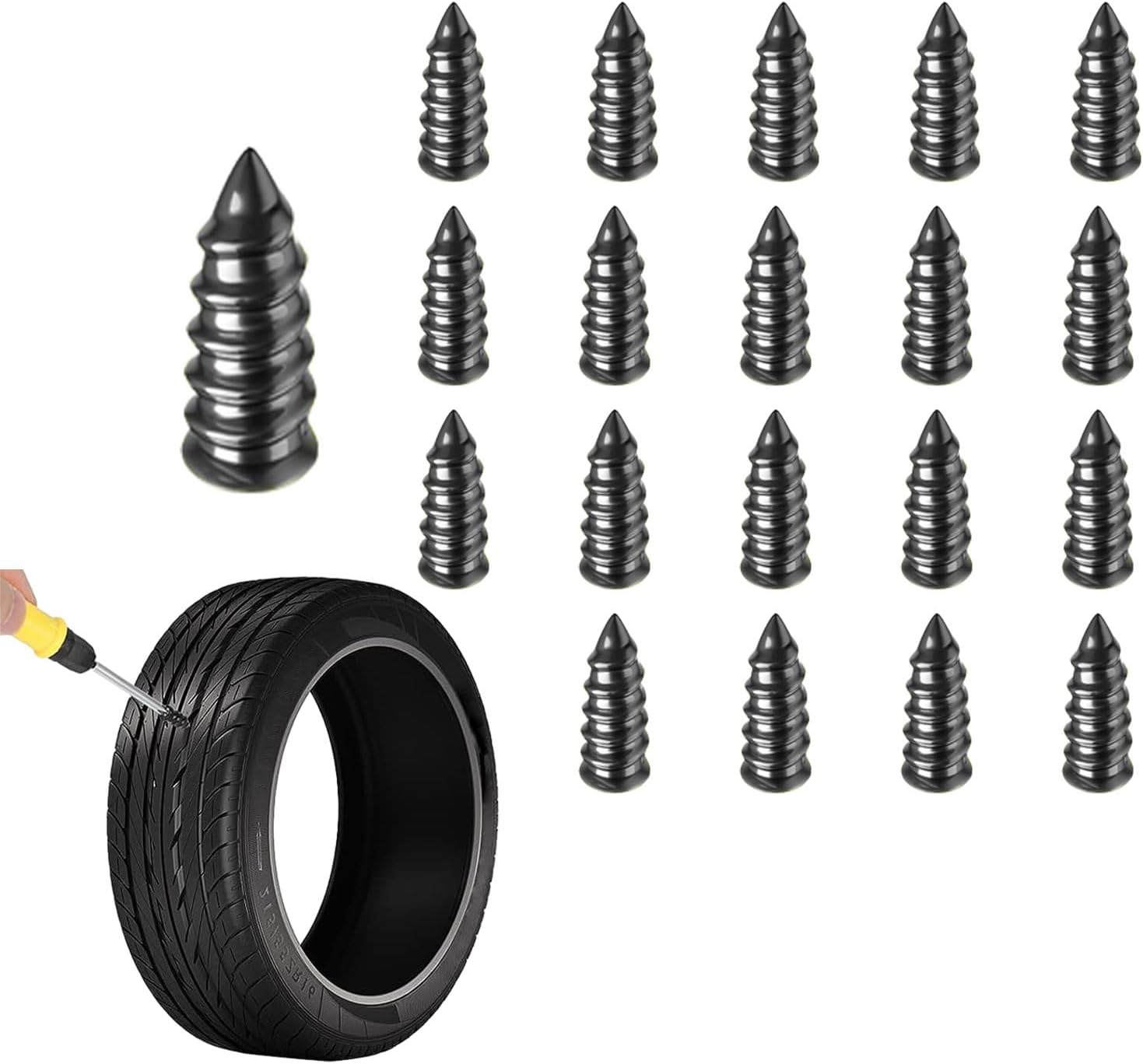 Amazon.com: 40PCS Tire Repair Nails, Car Vacuum Tire Repair Rubber Nail ...