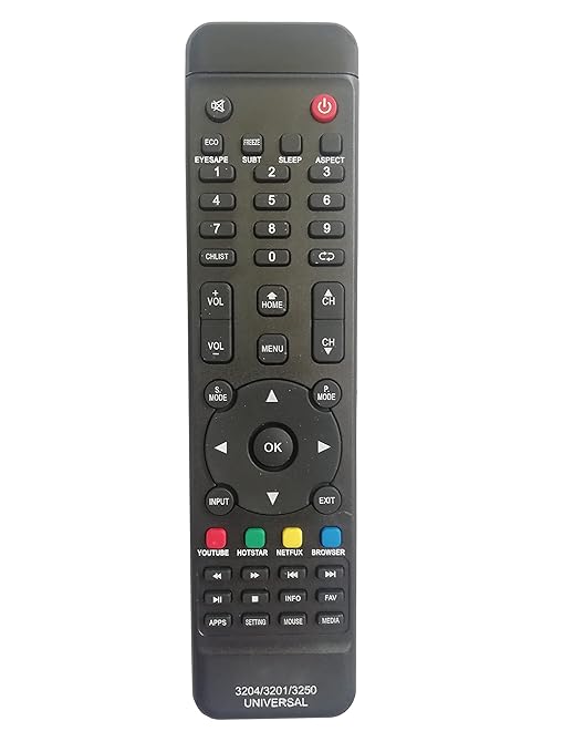 Buy LipiWorld® 3204 3201 3250 LED LCD TV Universal Remote Control ...
