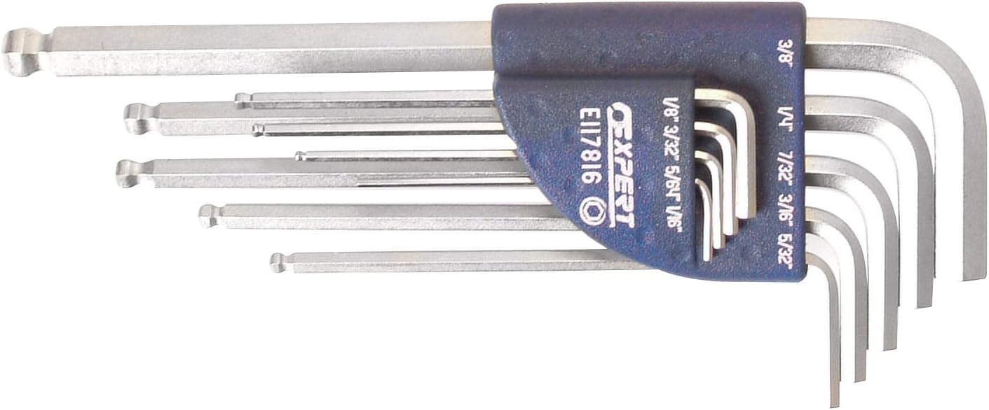 Britool E117816B 3/32 - 3/8-inch Hex Key Set with Long Ball End ...