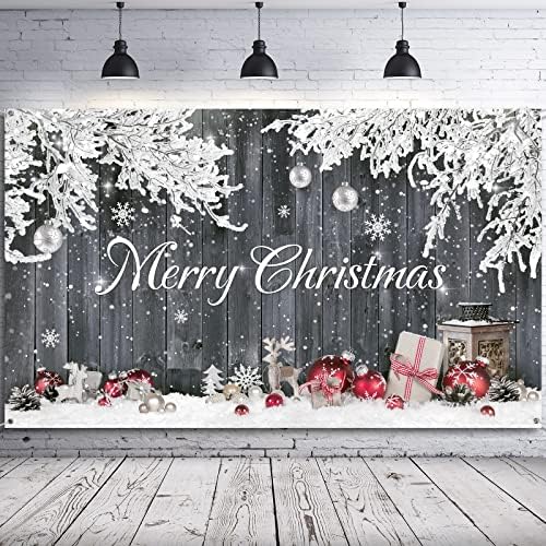 Amazon.com: Christmas Backdrop Xmas Photography Backdrop Merry ...