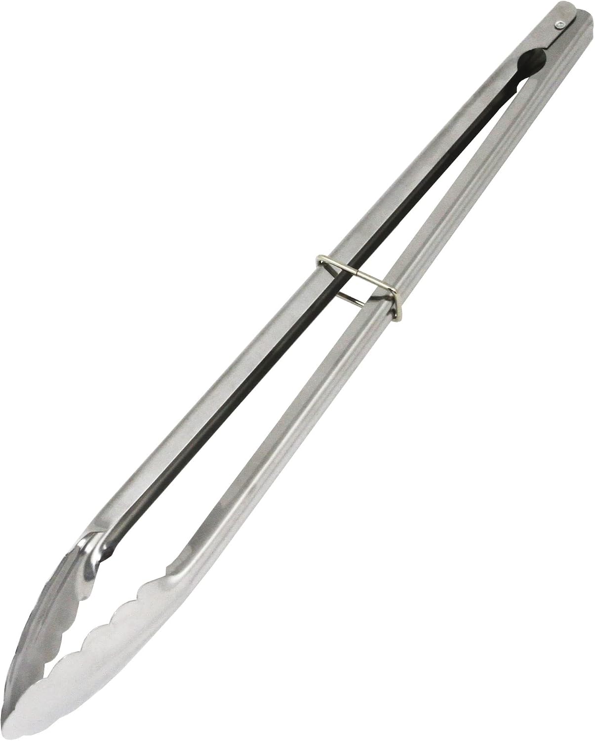 12” Stainless Steel BBQ Serving Tongs - Easy to Grip Handle with ...