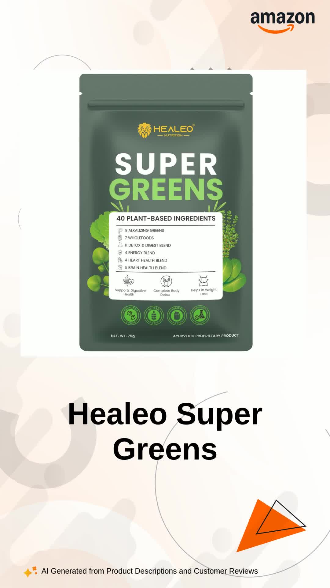 Watch Healeo Super Greens on Amazon Live