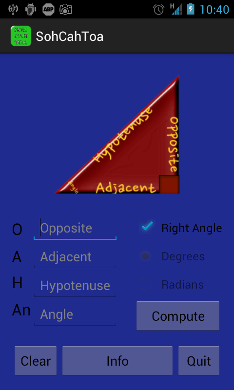 SohCahToa - App on Amazon Appstore