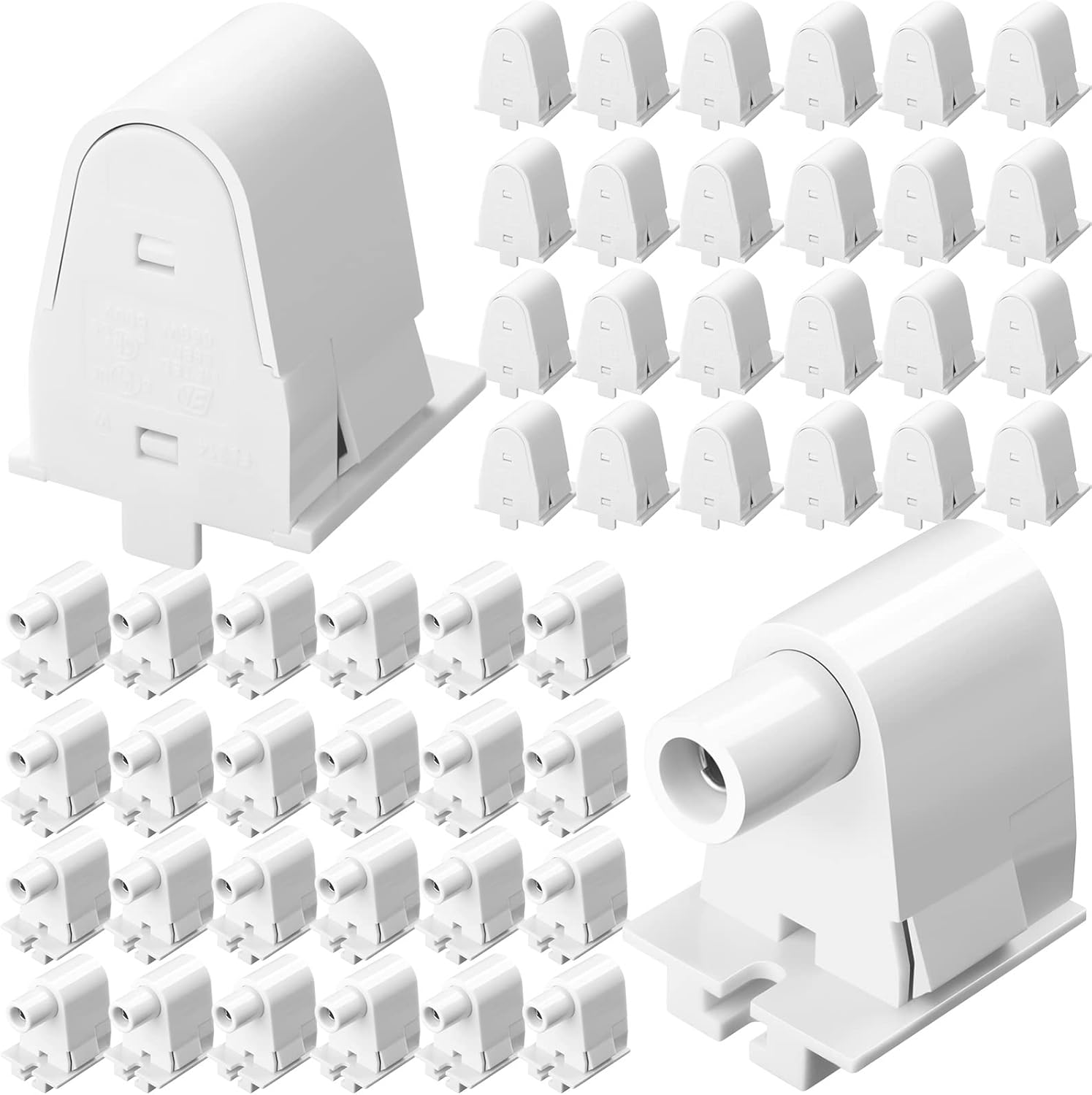 24 Pairs Single Pin FA8 Tombstone T8 T10 T12 Led Socket Lampholder Lamp ...