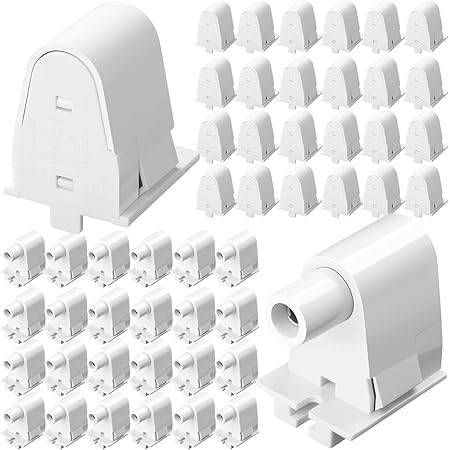 Pteanecay Single Pin FA8 Tombstone - Non-Shunted T8/T10/T12 LED Socket ...