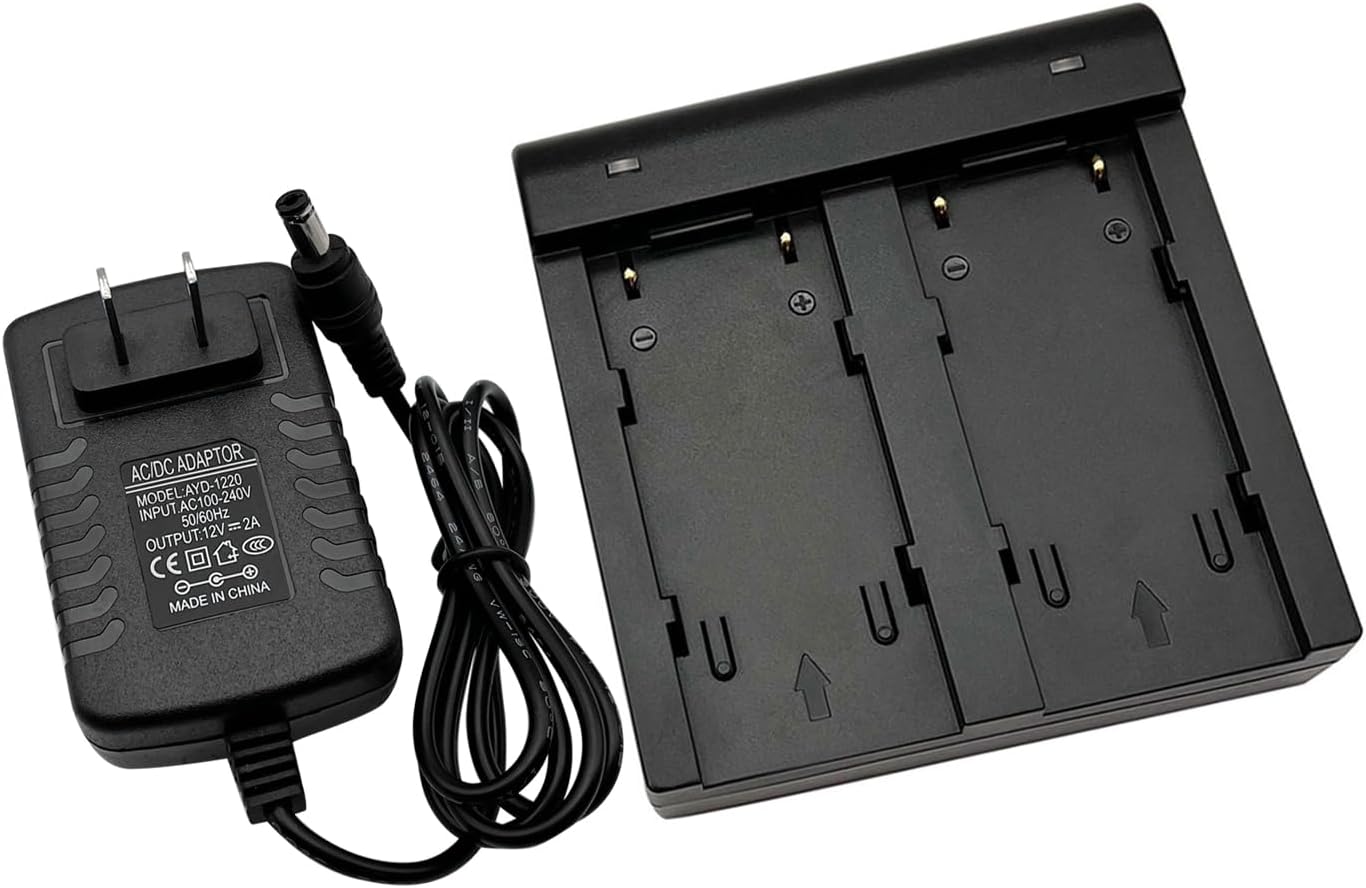 Amazon.com: JIEYUEXIN Dual Battery Charger Compatible with Trimble, BC ...