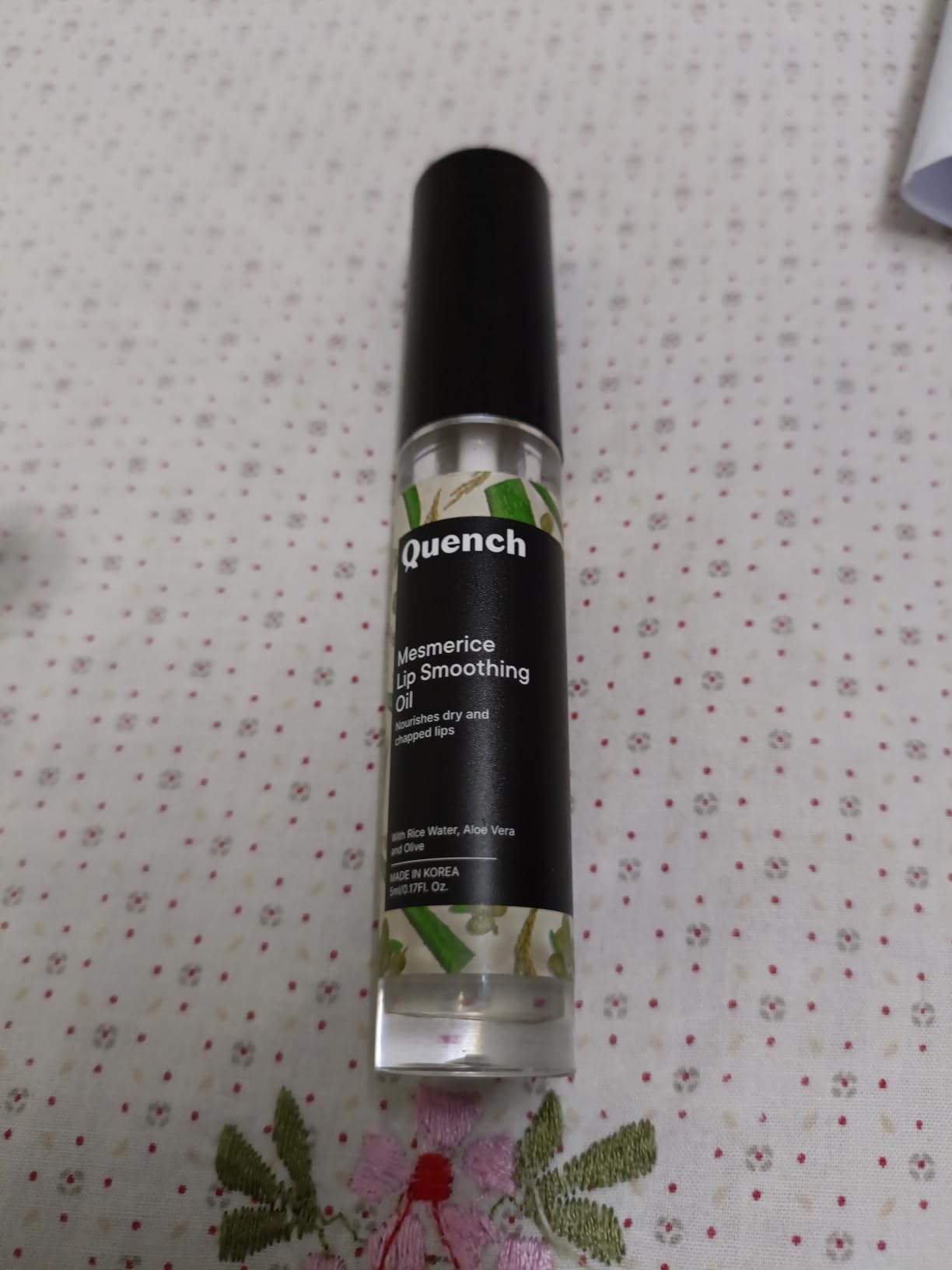 Buy Quench Lip Smoothing Oil with Rice Water (Clear) | Korean Lip Oil ...