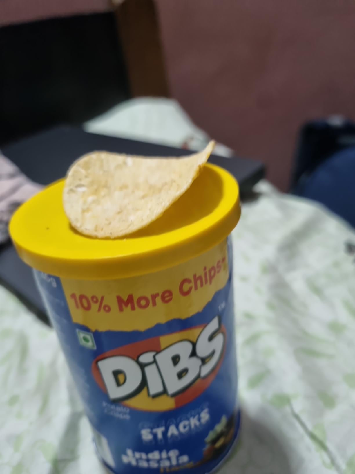 Dibs stacks (Pack of 6, 45 GM Each) Pizza Potato Crisps Chips On the Go ...