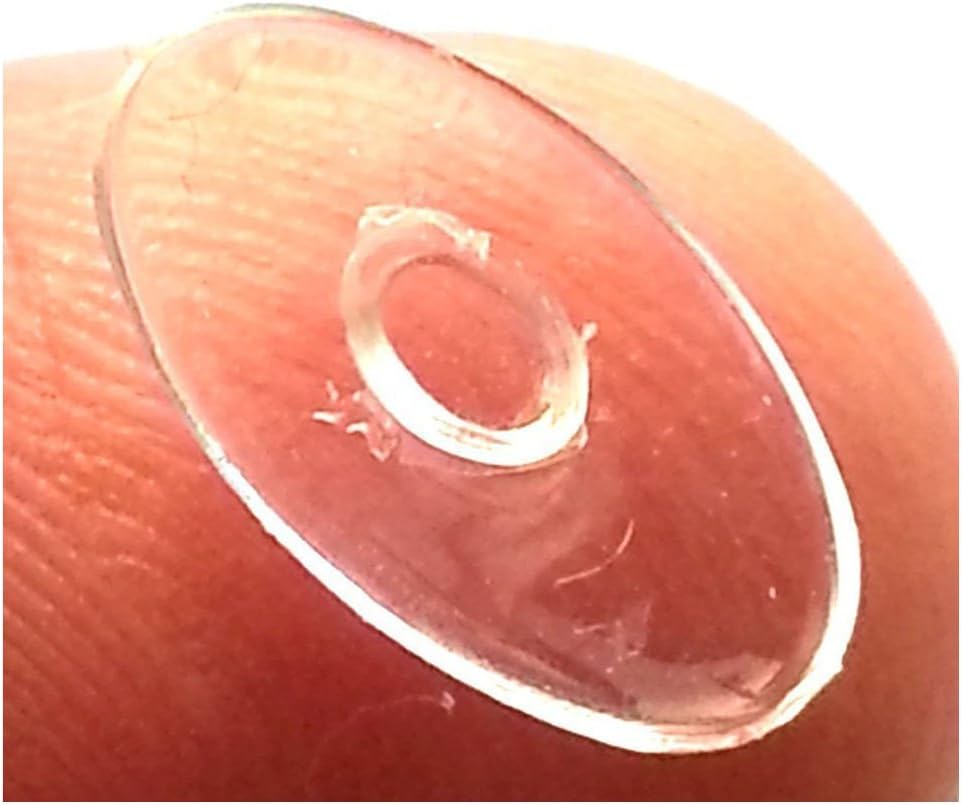 Amazon.com: Push-in Eyeglass Nose Pads, 6 Pairs 14mm Soft Silicone Push ...