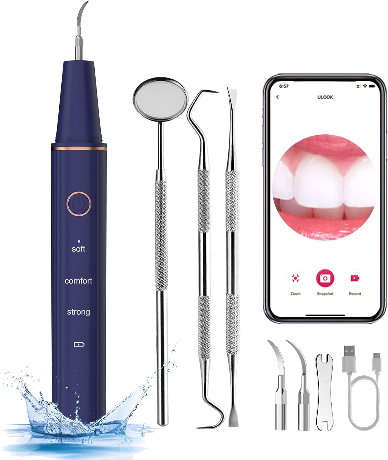 Amazon.com: Plaque Remover for Teeth - Teeth Cleaning Kit with Camera ...