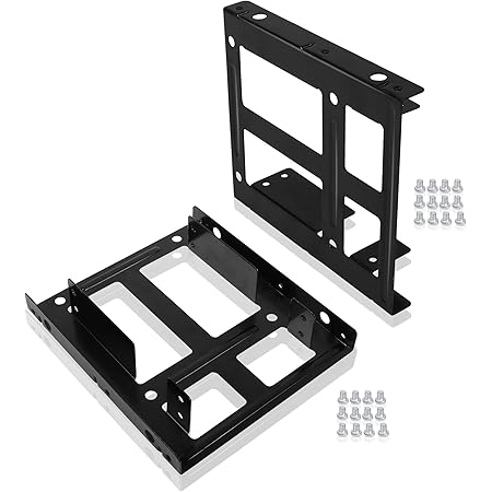 Amazon.com: YAODHAOD Dual SSD Mounting Bracket, 2.5 to 3.5 Internal ...