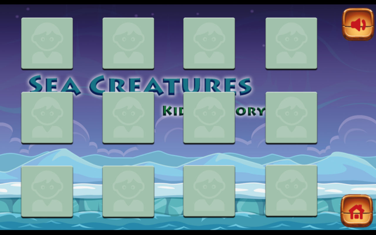 Kids Memory Game - Sea Creatures - App on Amazon Appstore
