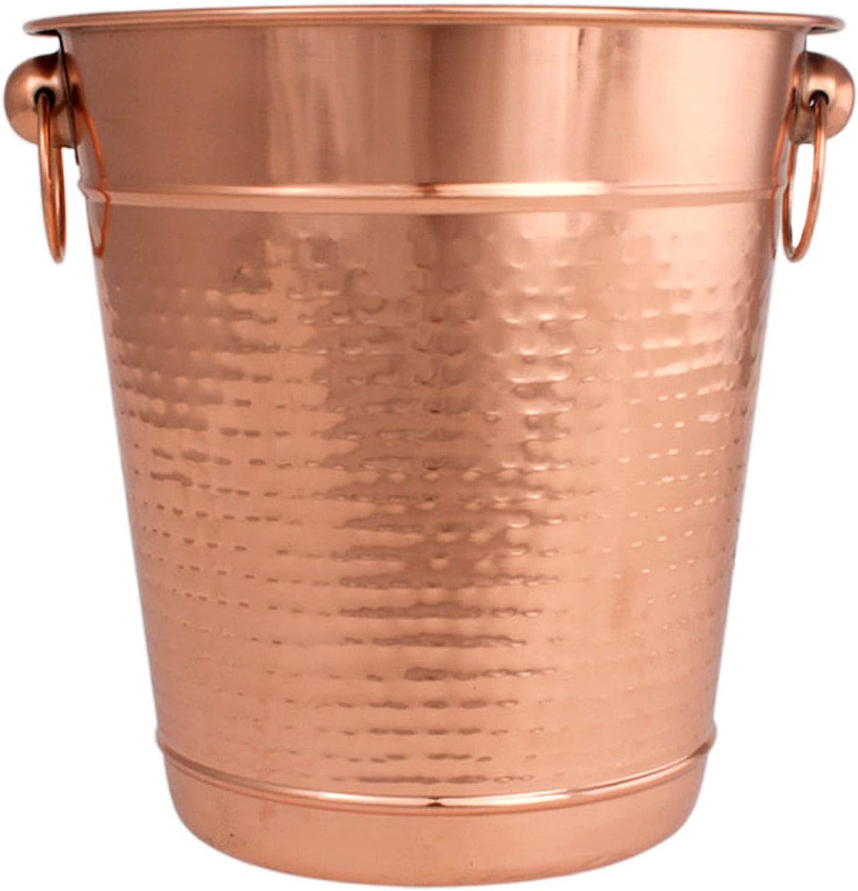 King International Copper Stainless Steel Champagne Bucket Hammered ...