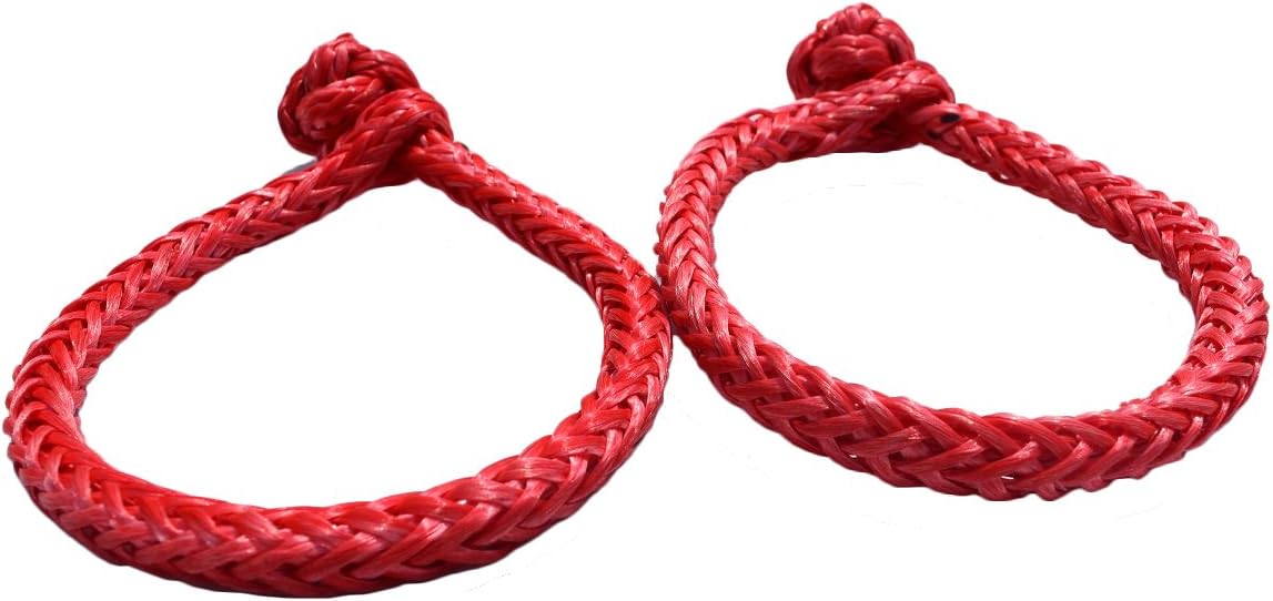 Amazon.com: QIQU Soft Shackles for ATV Winch Rope, Synthetic Shackle ...