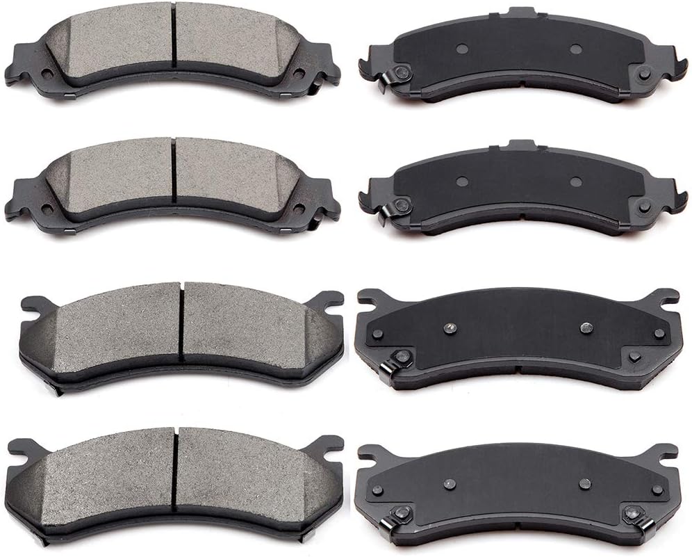Amazon.com: evkingauto Front & Rear Brake Pads - Fit for Cadillac Escalade, Escalade ESV & EXT ...