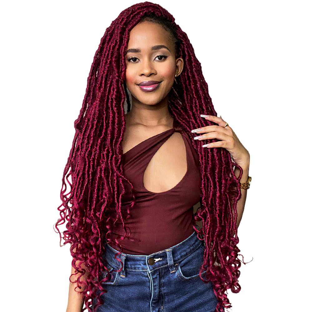 Amazon.com : Niseyo Wild Locs 30 Inch Distressed New Faux Locs with ...