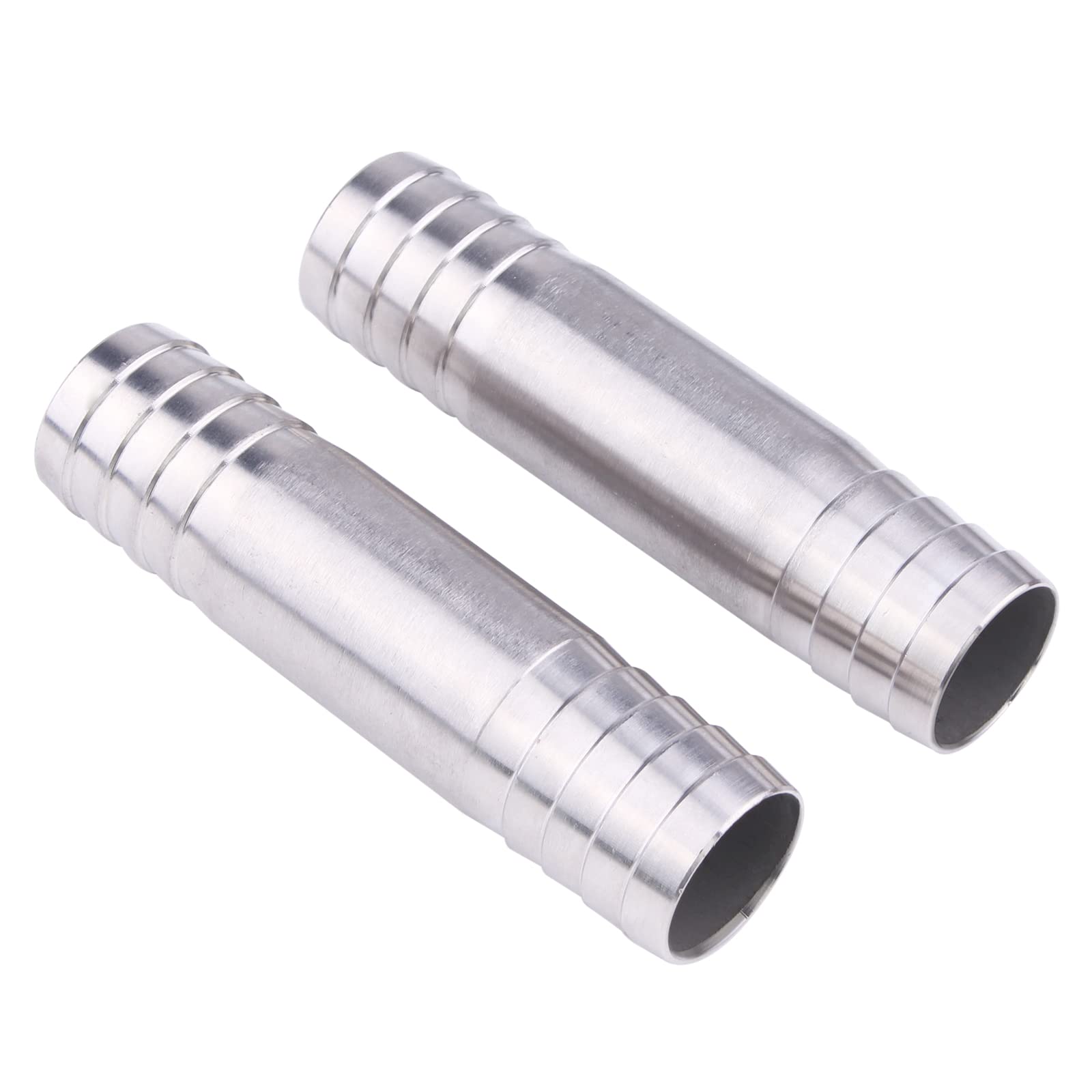 Snapklik.com : DERPIPE Stainless Steel 1" Hose Barb, Straight Splice ...