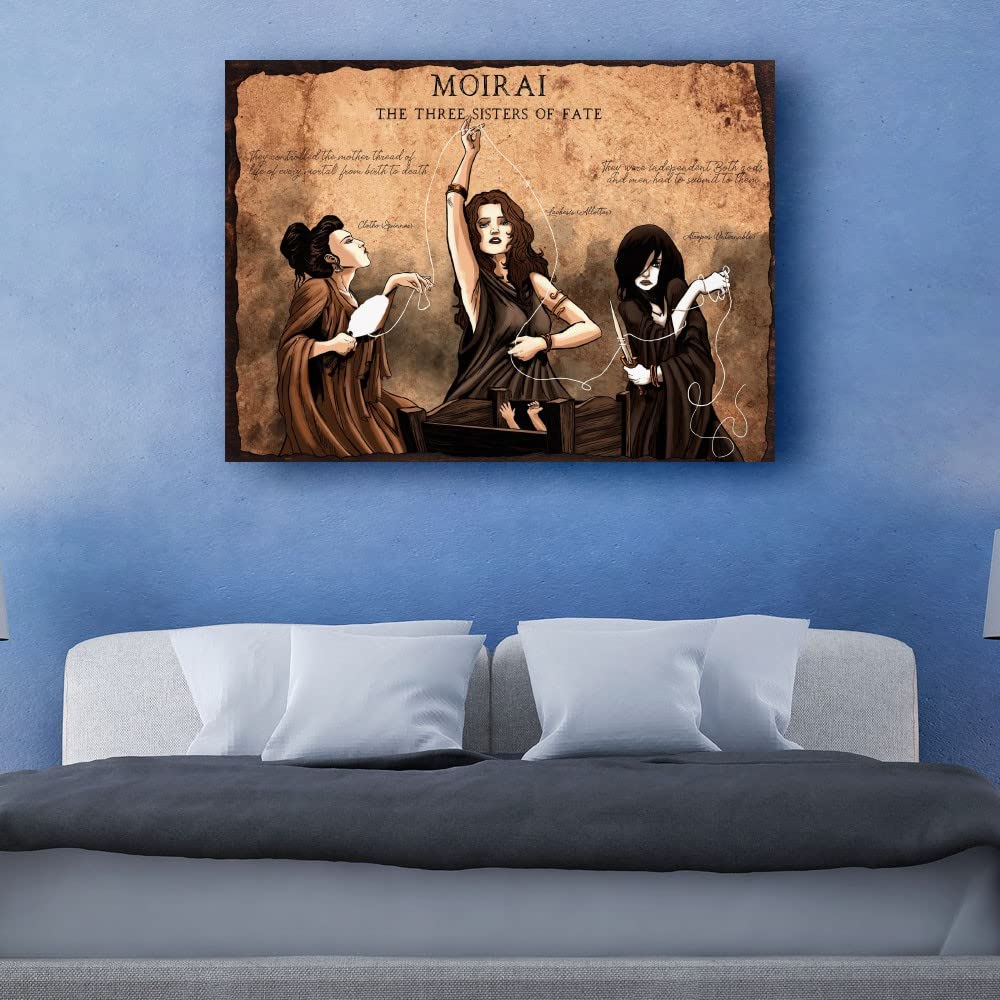 The Fates Greek Mythology Paintings