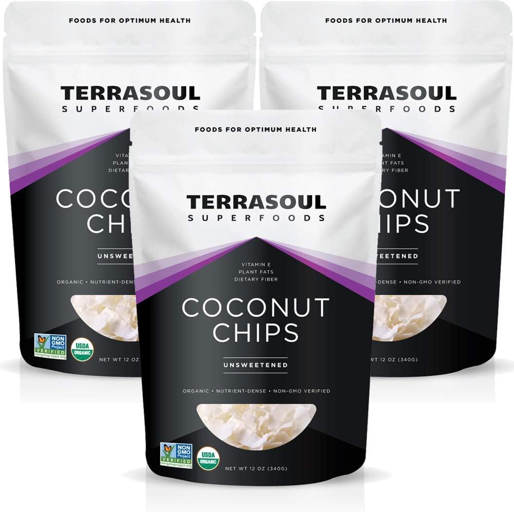 Amazon.com : Terrasoul Superfoods Raw Coconut Chips (Organic), 2.25 Lbs ...