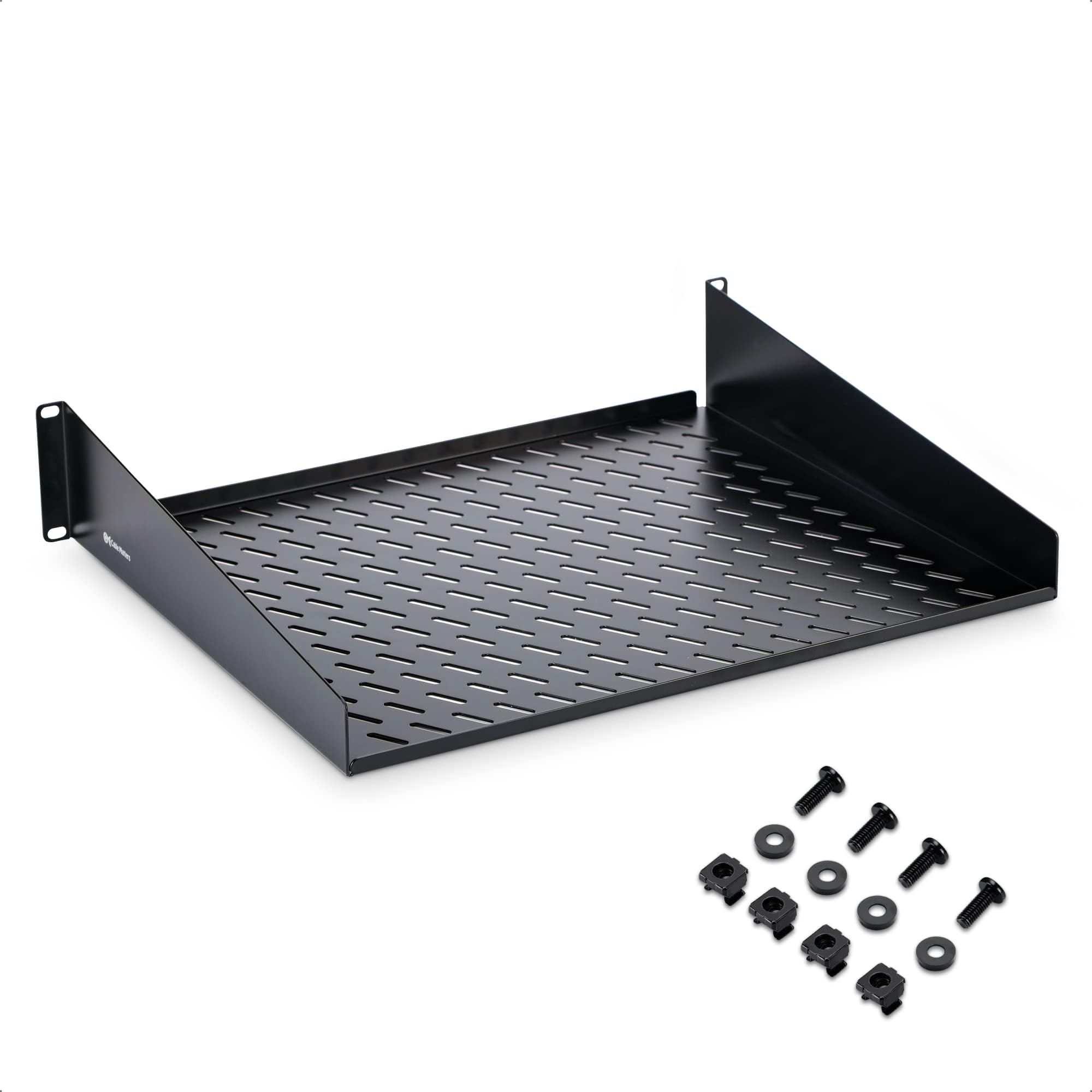 Amazon.com: Cable Matters 2U Server Rack Shelf for 19" Rack & Cabinet ...