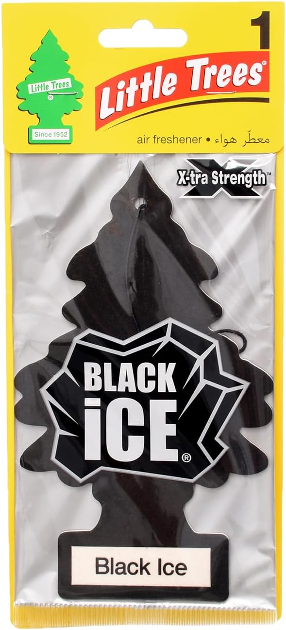 Little Trees Little Tree ND071 Large Hanging Car Air Freshner, Black ...