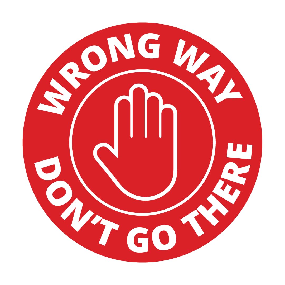 Wrong Way Logo Wrong Way Vector Art, Icons, And Graphics For Free