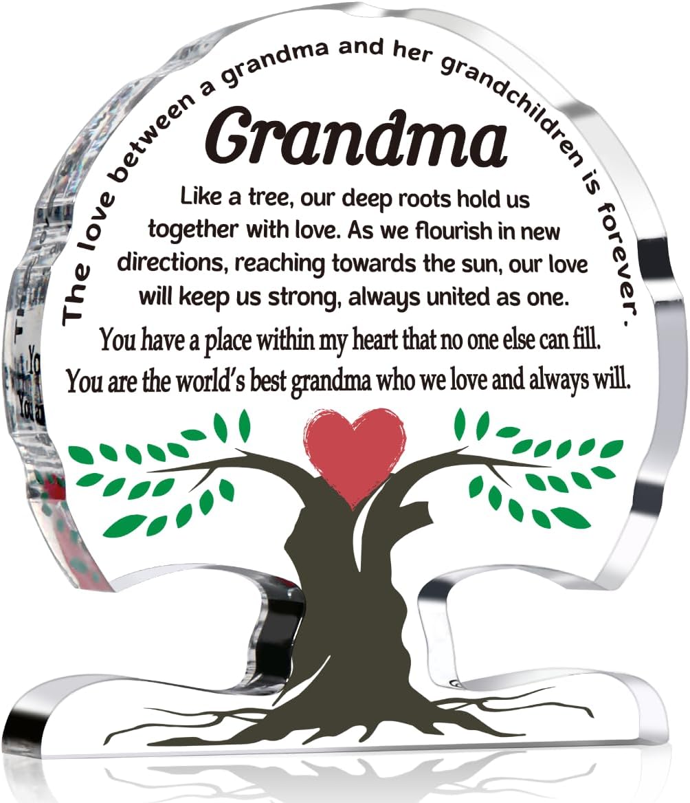 Amazon.com: Funny Grandma Wooden Box Sign Plaque Grandma has Ears That ...