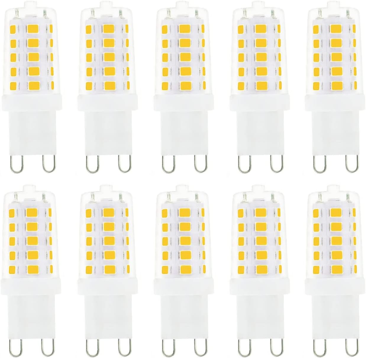 Lamsky G9 LED Bulb 4W,40 Watt T4 G9 Halogen Equivalent 450LM,4000K ...