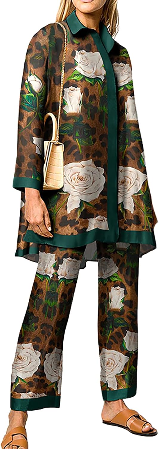 Amazon.com: African Kente Shirt Set for Women Ankara Shirt and Pants ...