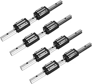 Coavoo HG15 CNC Linear Rail 4PCS HGH15 5.91 inch / 150mm Length 15mm ...