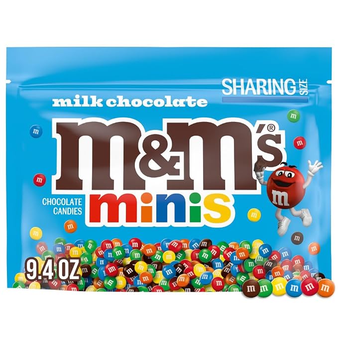 Amazon.com : M&M'S Minis, Milk Chocolate Summer Candy Bulk Summer ...