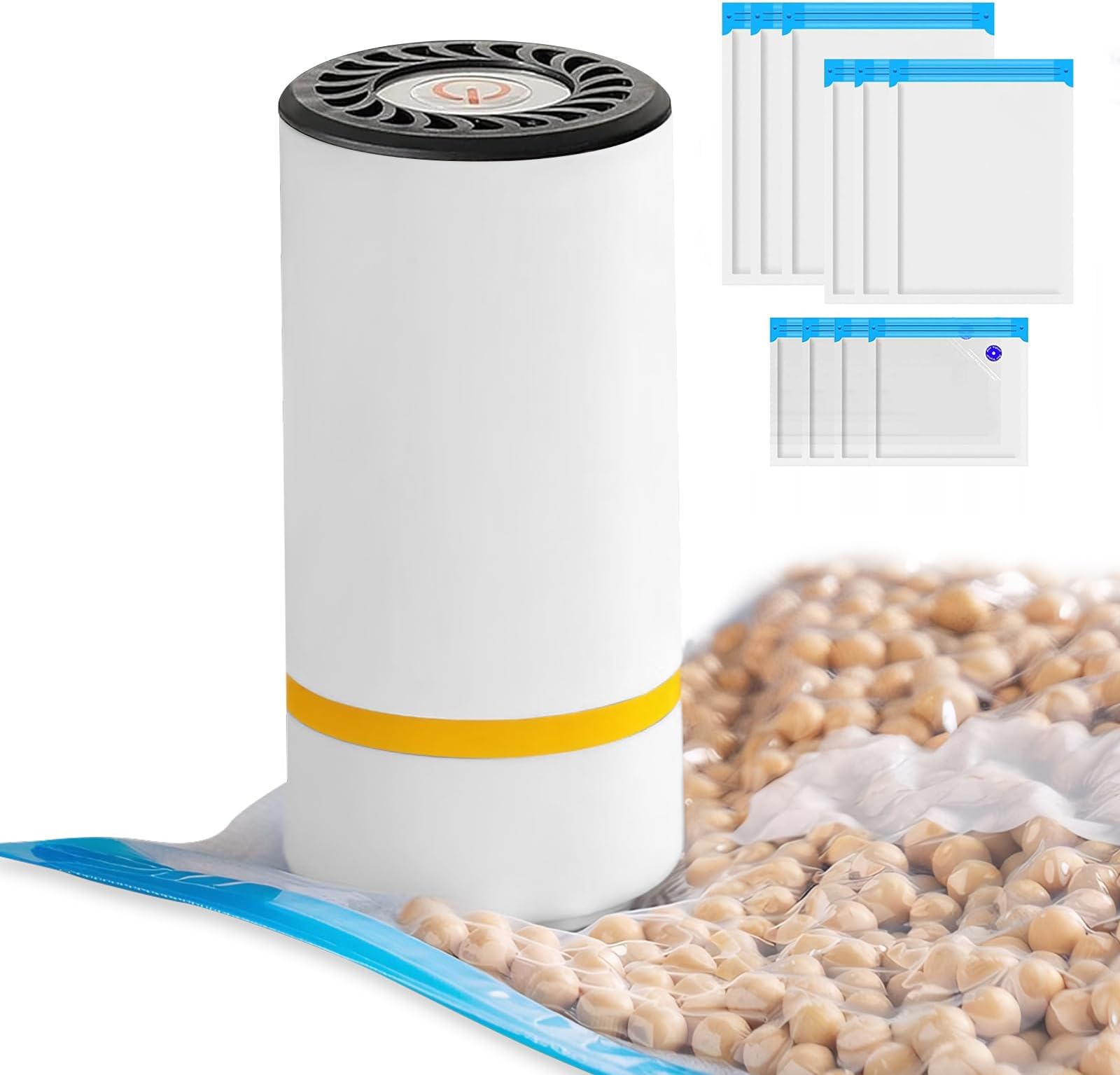 Mini Machine à Sceller Sous Vide Manuelle Chargement USB, Appareil Mise ...