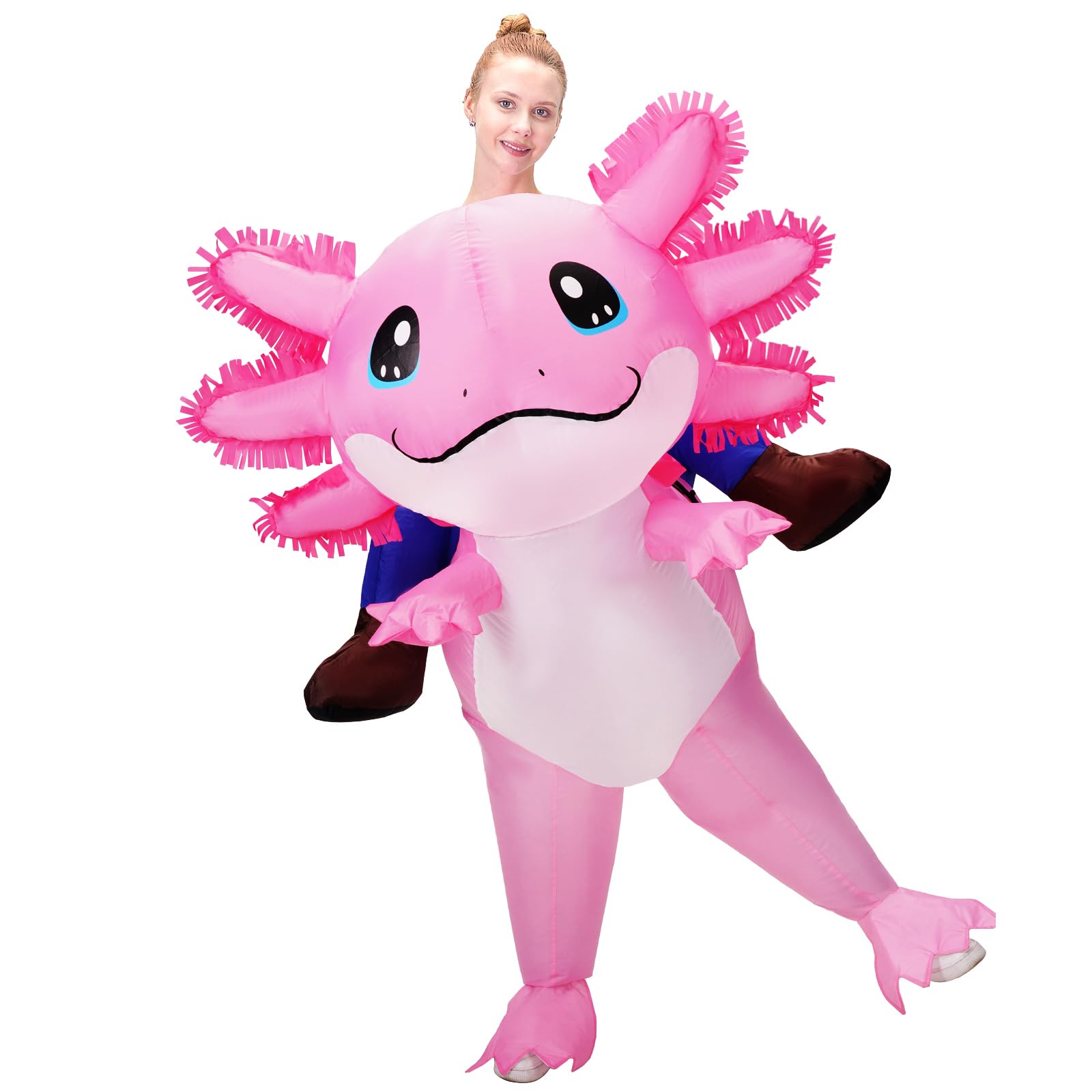 Snapklik.com : Axolotl Costume Inflatable Costume For Adult Halloween ...
