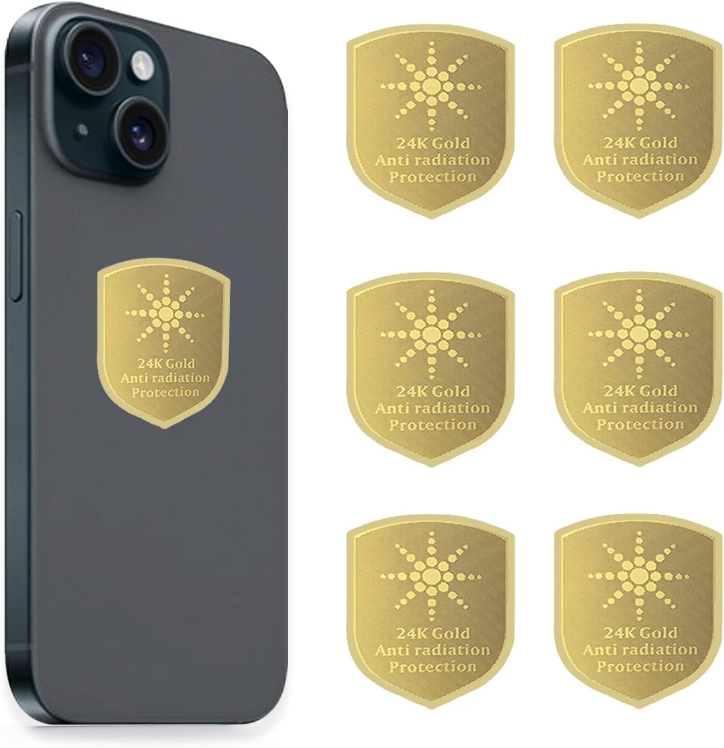 WeLohas EMF koruması, radyasyon önleyici çıkartma, iPhone, iPad, EMF ...