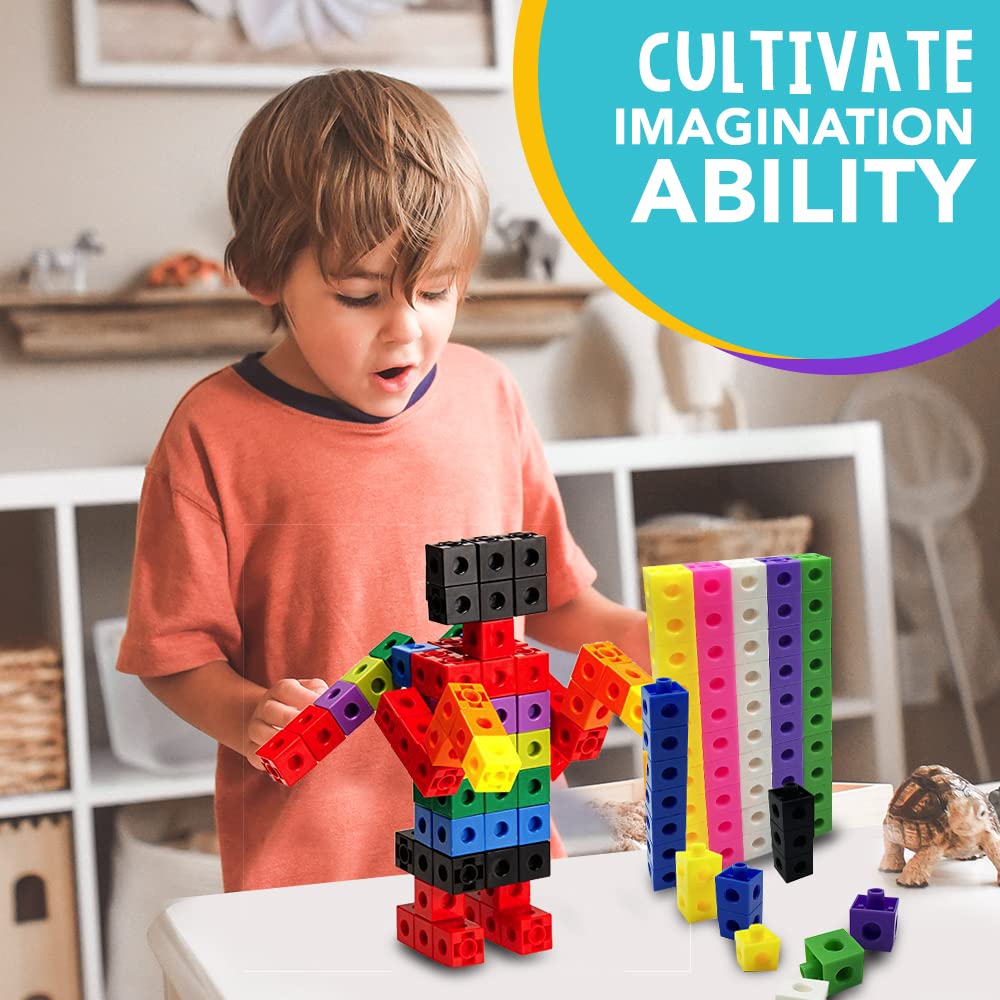 Math Manipulatives for Kids Ages 3-8 | Linking Snap Cubes for ...