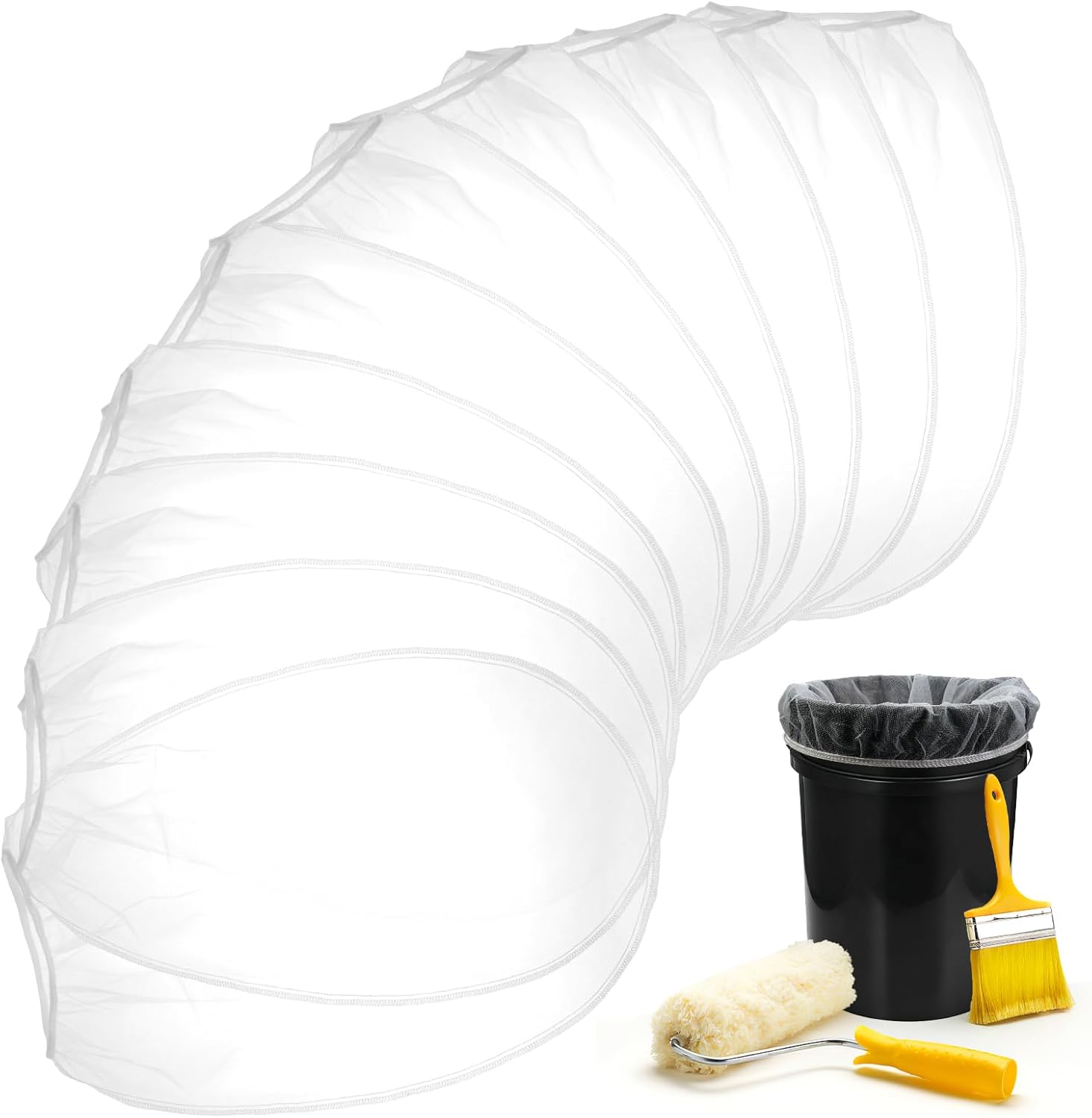 Amazon.com: Okxiri 10 PCS Paint Strainer Bags 5 Gallon, Paint Filter ...