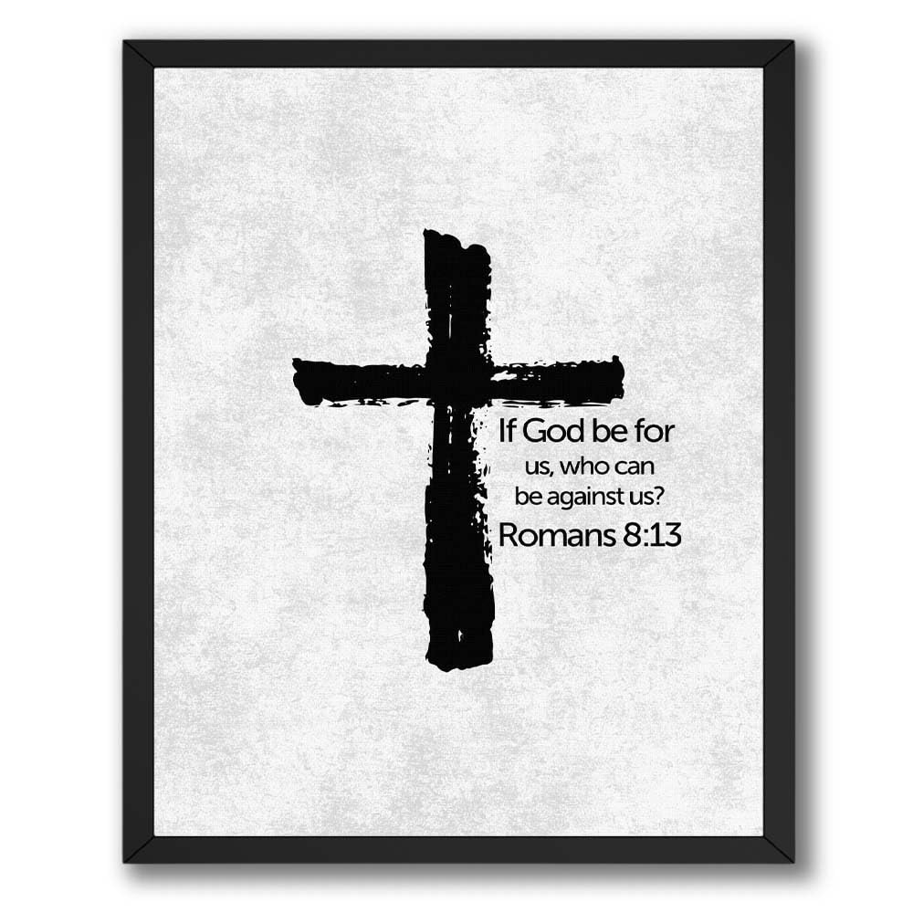 Amazon.com: InkFlow Posters Inspirational Cross Poster - Bold Minimal ...