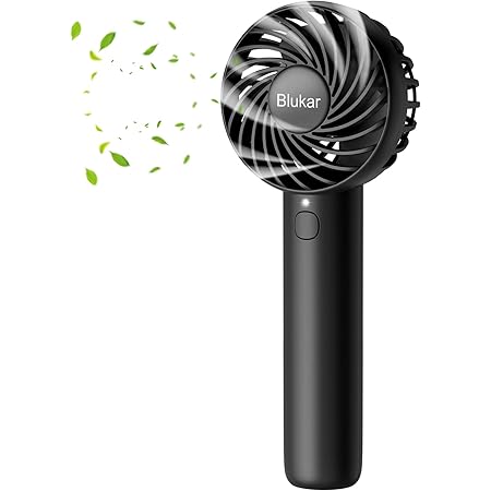 Blukar Handventilator Tragbarer, Mini USB Wiederaufladbar Hand ...