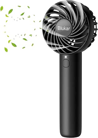 Amazon.com: Blukar Mini Handheld Fan, Portable USB Rechargeable Fans ...