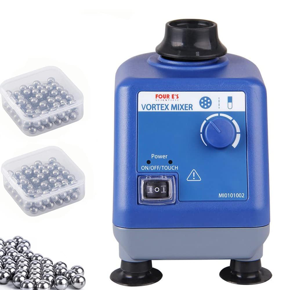 Amazon.com: FOUR E'S SCIENTIFIC Vortex Mixer with 200pcs 7/32in Mixing ...