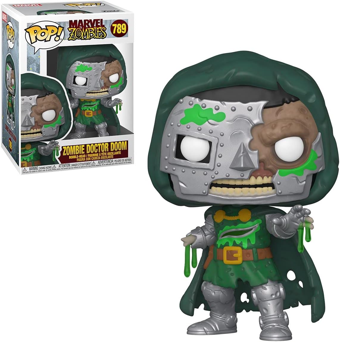 Amazon.com: Funko POP Pop! Marvel: Marvel Zombies - Dr. Doom Multicolor ...
