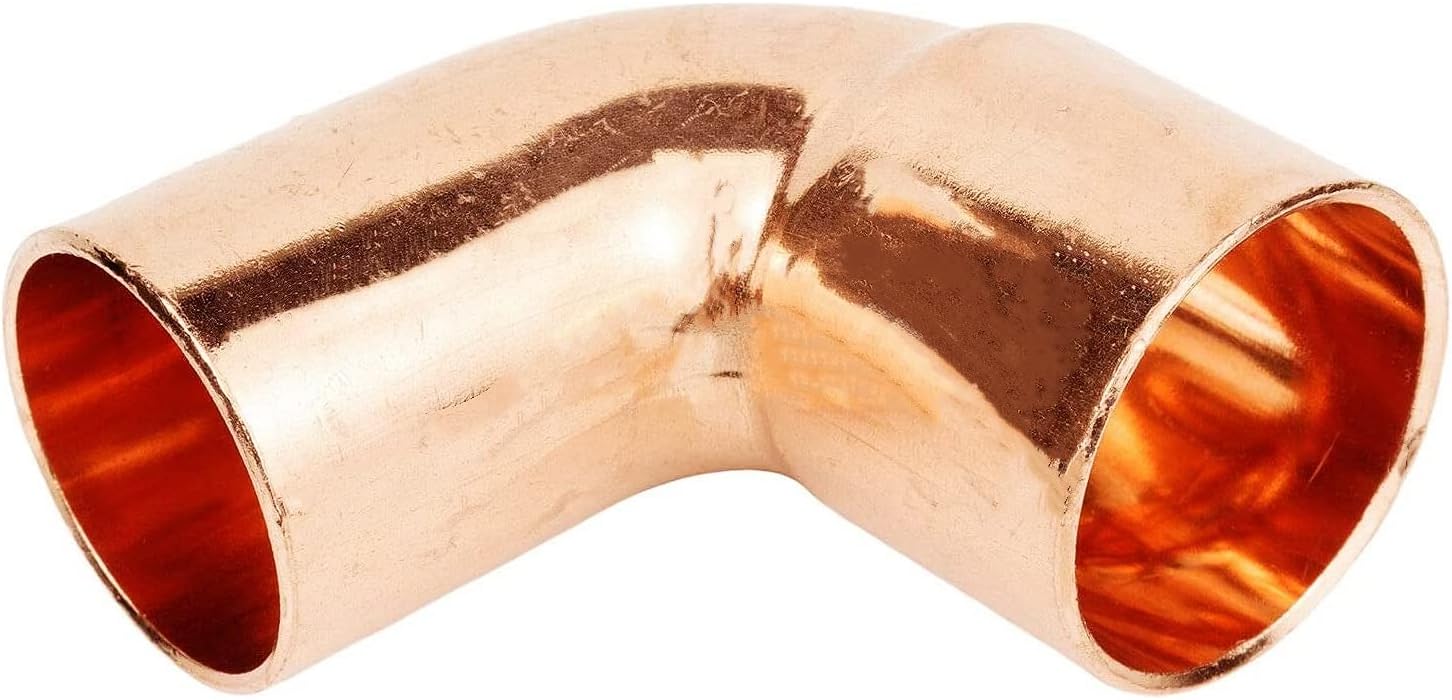 Amazon.com: EZ-FLUID Plumbing 2" Copper Street 90 Degree Elbow Short ...