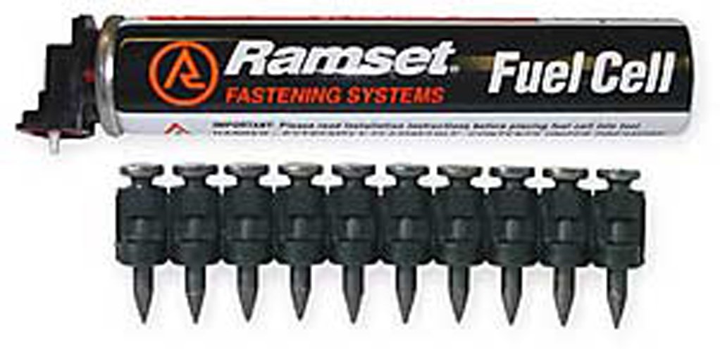 Ramset Powder Fastening Systems FPP034B 3/4-Inch Black Pins with Single ...