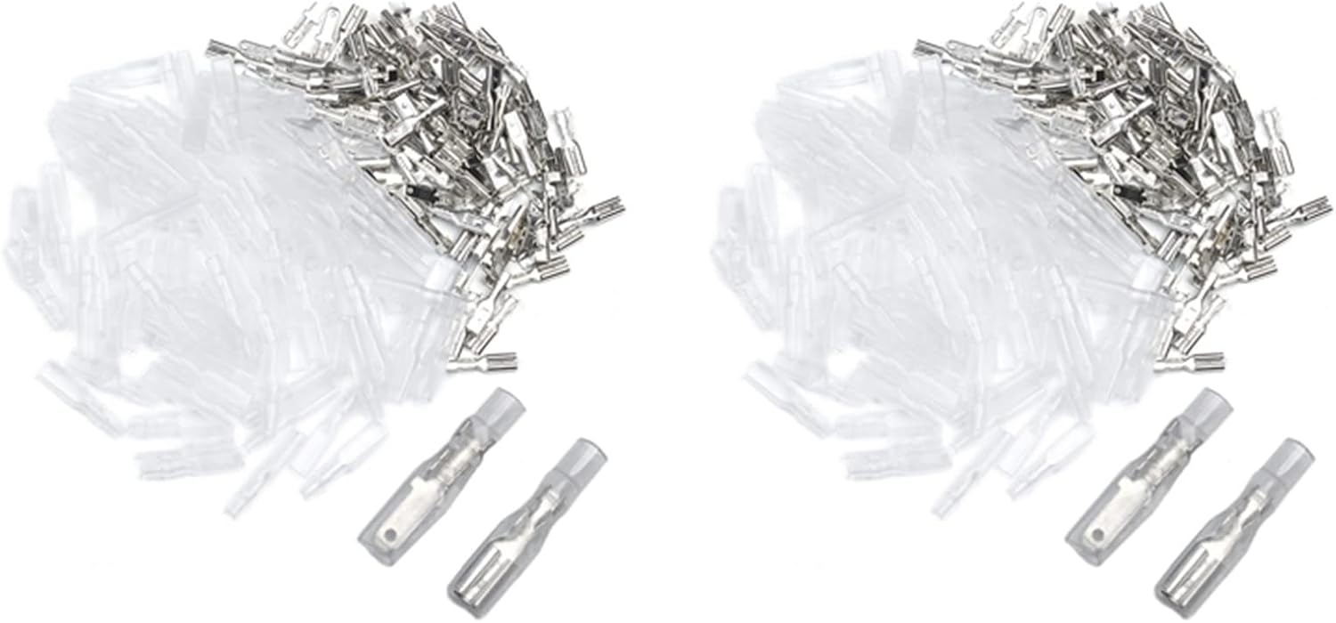 Amazon.com: Soaying 400PCS Male/Female Spade Crimp Terminals Electrical ...