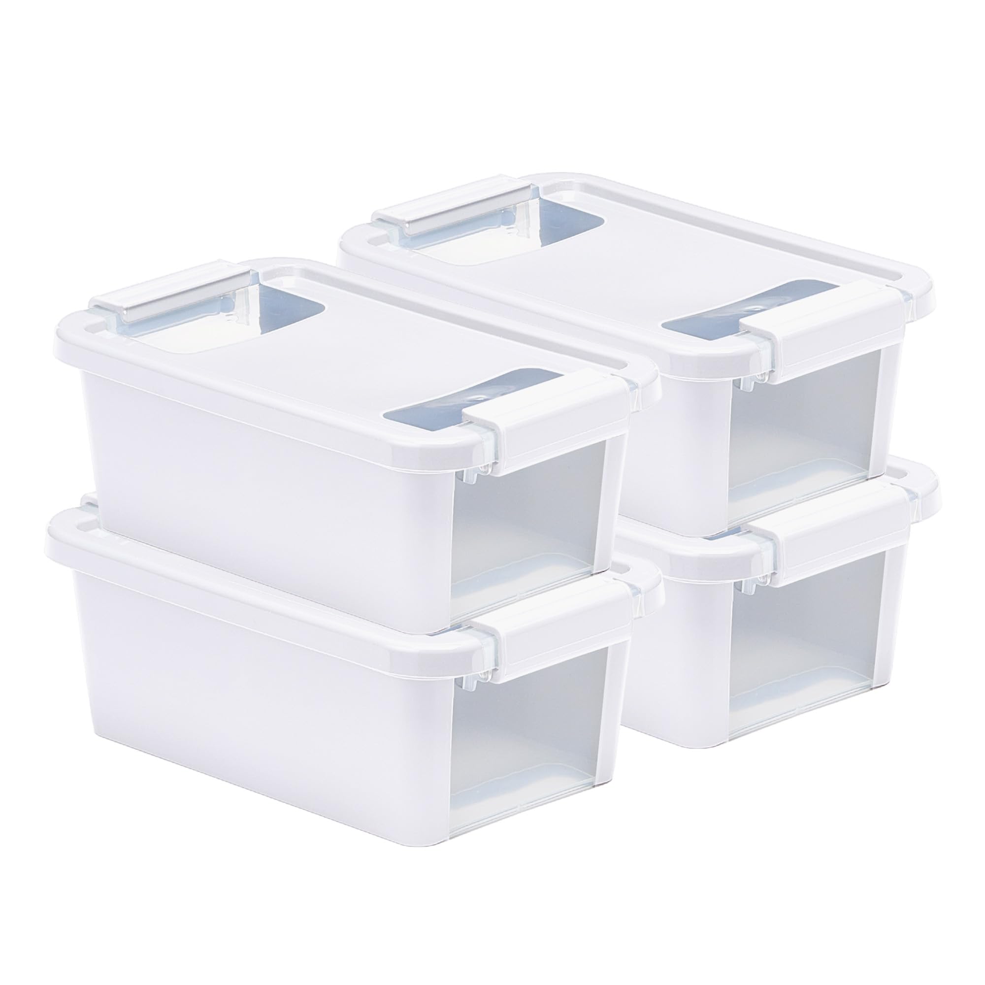 Amazon.com: Curver Set of 4 Extra Small VersaBox Plastic Organization ...